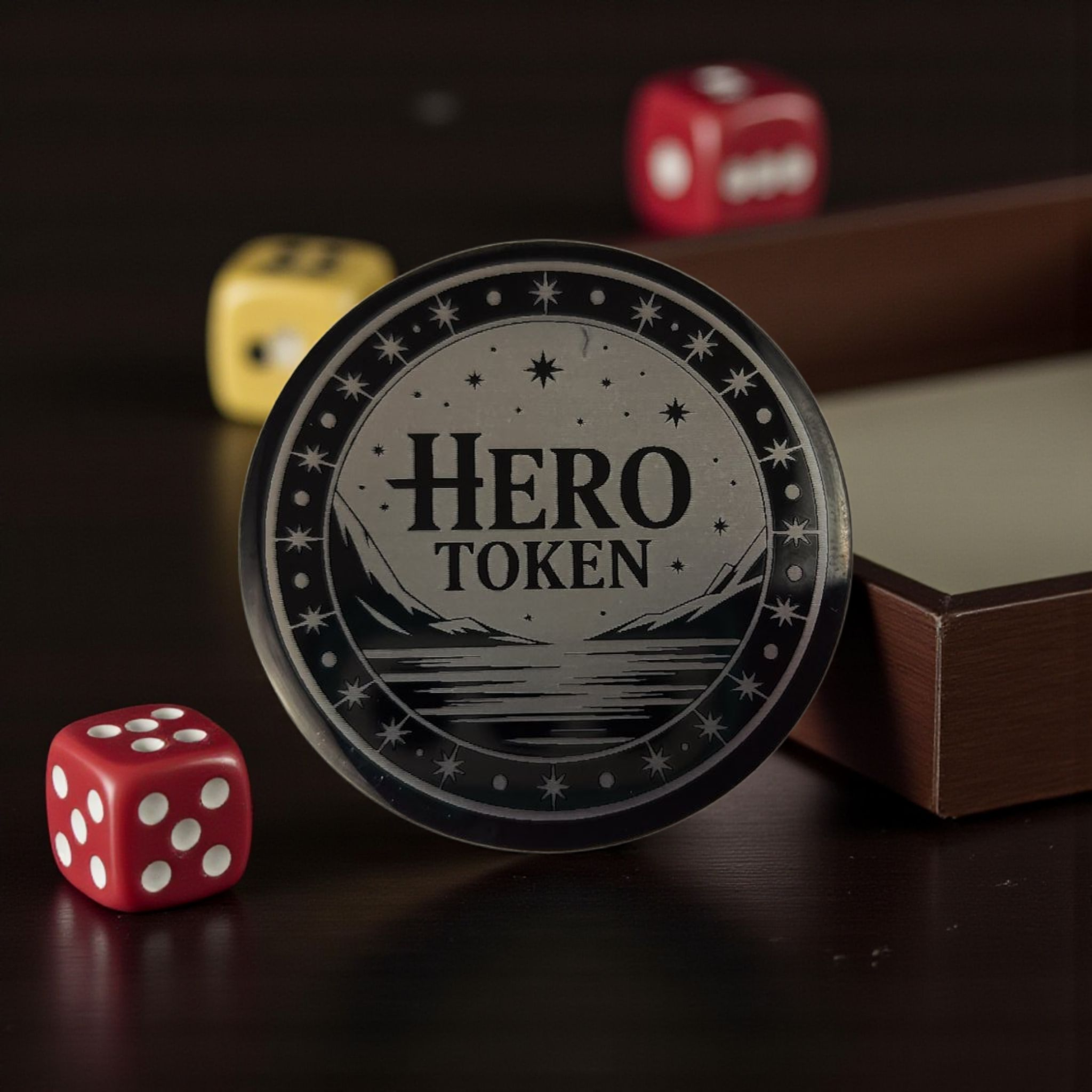 Metal Hero token-TTRPG – Rowan Gate
